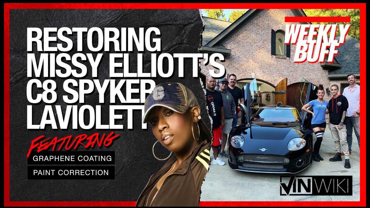 WE RESTORED MISSY ELLIOTTS C8 SPYKER LAVIOLETTE FOR VINWIKI 500K CAR IN ...